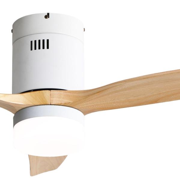 Ventilador de Techo Aguilon LED Blanco Pino Fabrilamp | 132 cm – Motor DC